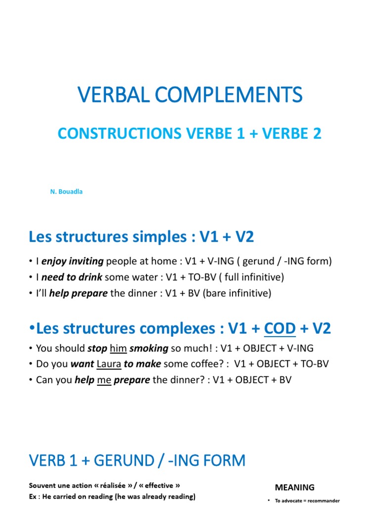 Verbal Complements | PDF | Linguistic Typology | Linguistics Verbal Complements | PDF | Linguistic Typology | Linguistics