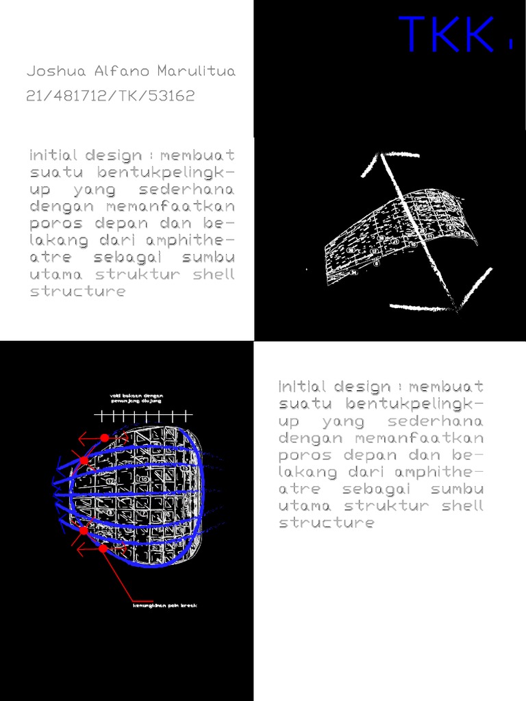 Tugas TKK Shell Structure Joshua Alfano Marulitua 481712 - Compressed | PDF