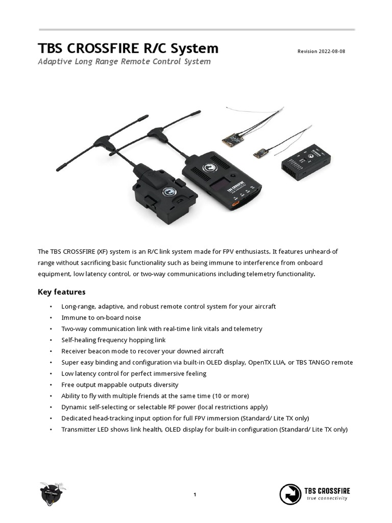 Tbs Crossfire Manual | PDF | Wi Fi | Radio
