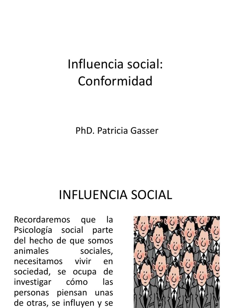 CONFORMIDAD | PDF | Conformidad | Cognición