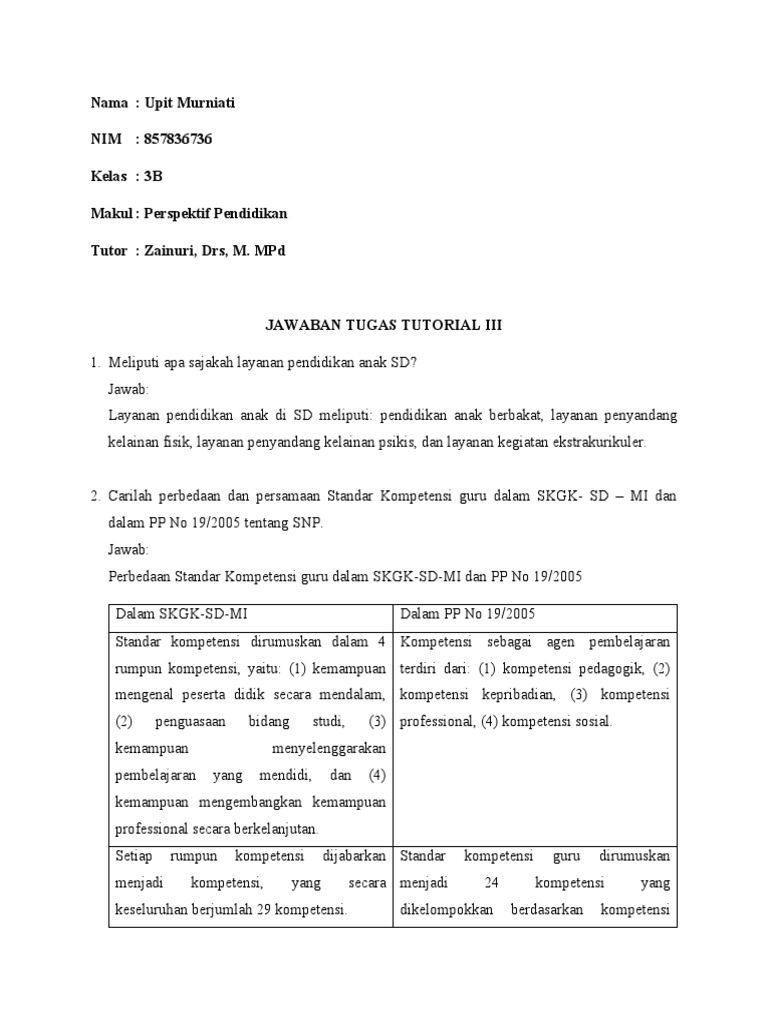 TT3 - 18. Upit Murniati | PDF