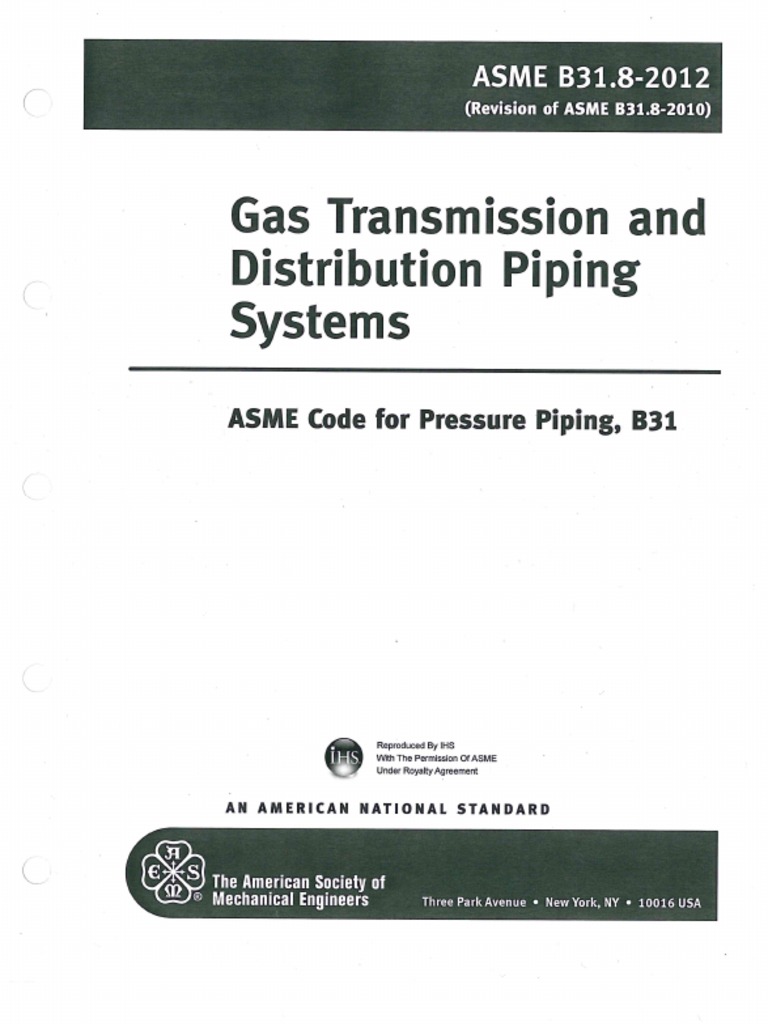 34.-ASME B31.8 2012 | PDF