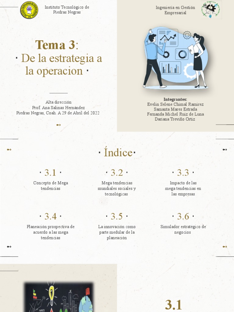 Tema 3 - de La Estrategia A La Operacion | PDF | Biotecnología | México