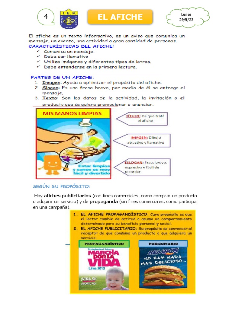 Clase El Afiche 4 | PDF