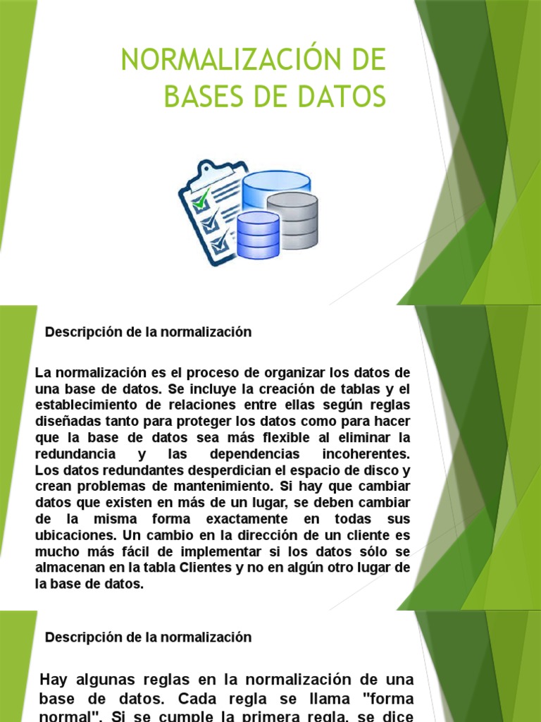 Normalizacion | PDF | Bases de datos | Inventario