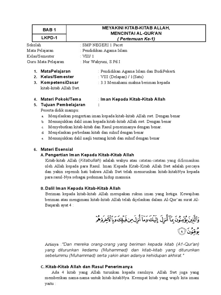 SMP 8 2020-2021 SMT 1 | PDF