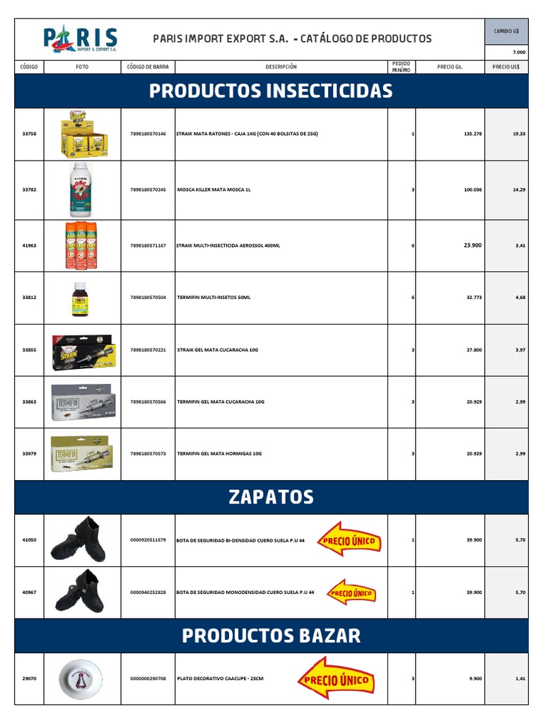 Catálogo PARIS - Bazar - 29.05.23 - Compressed | PDF