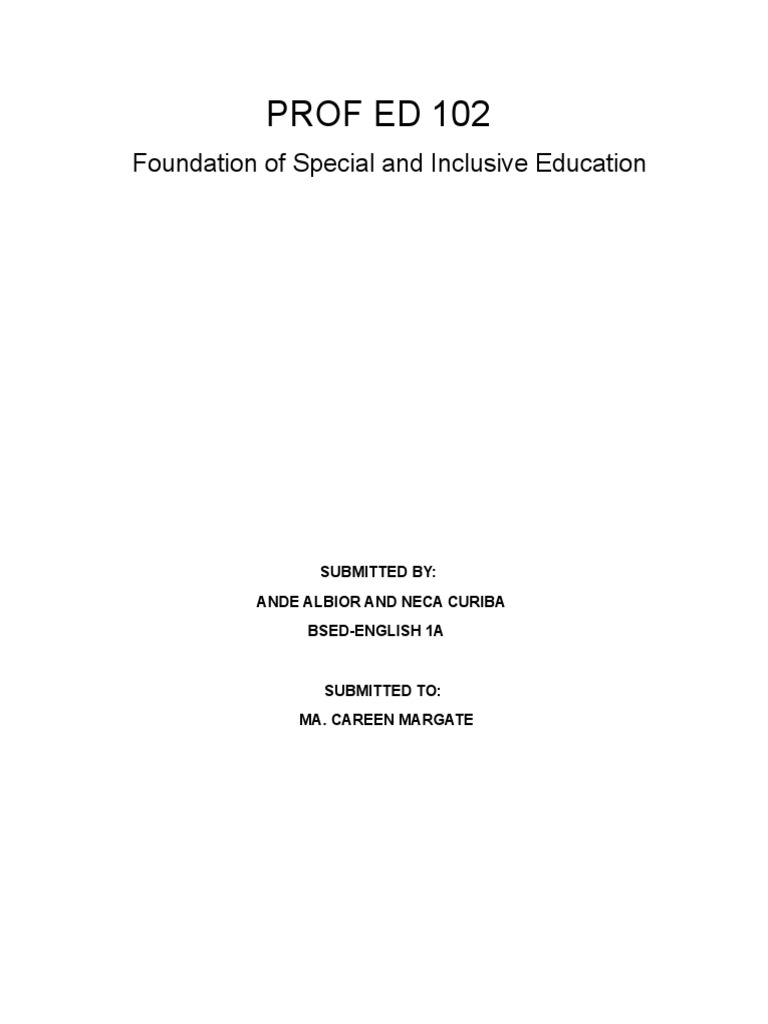 Iep For Difficulty Focusing and Remembering | PDF | Individualized ...