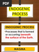 Earth and Life Science: Lesson 4 Exogenic and Endogenic Process | PDF ...