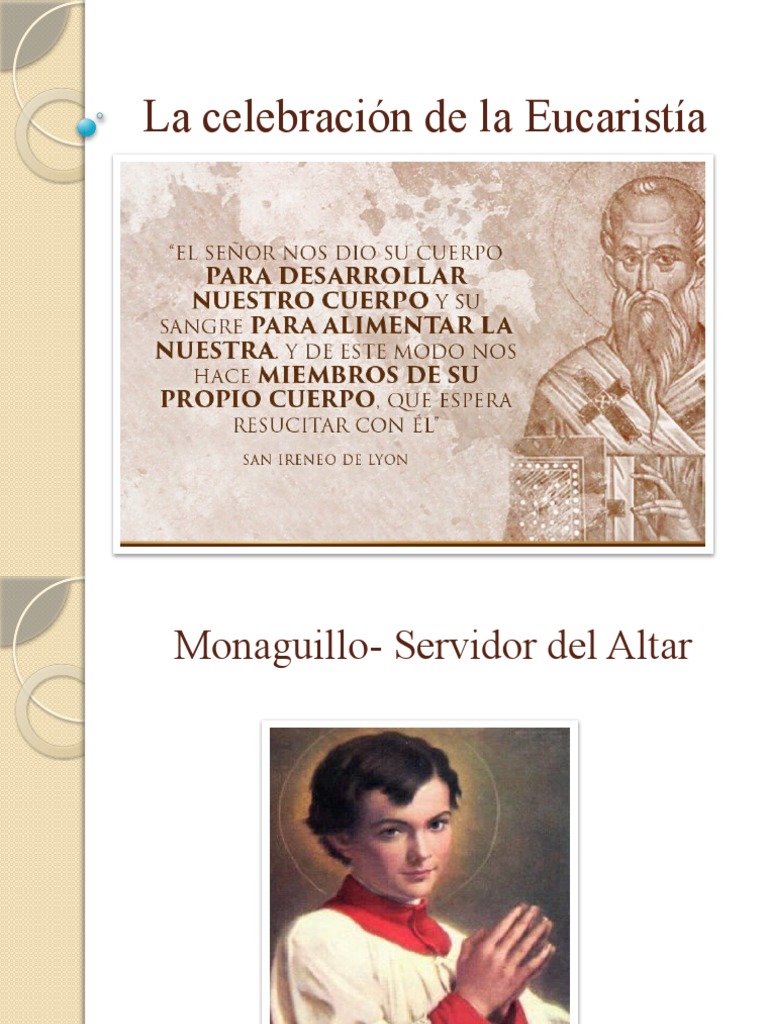 Manual Del Monaguillo | PDF | Misa (liturgia) | eucaristía