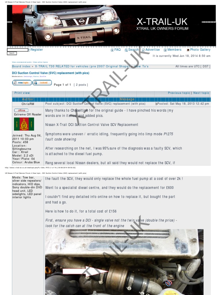 SCV Dci | PDF | Throttle | Vehicle Technology