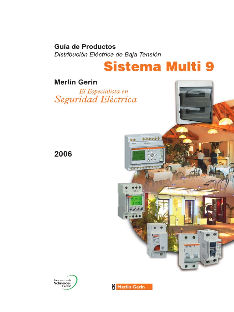 Catálogo Interruptores Multi 9 Schneider | PDF | Componentes eléctricos ...