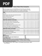 Brief Michigan Hand Questionnaire With Scoring | PDF | Race And ...