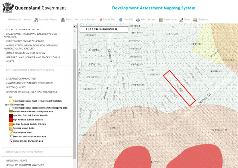 Development Assessment Mapping System: Find A Queensland Address | PDF