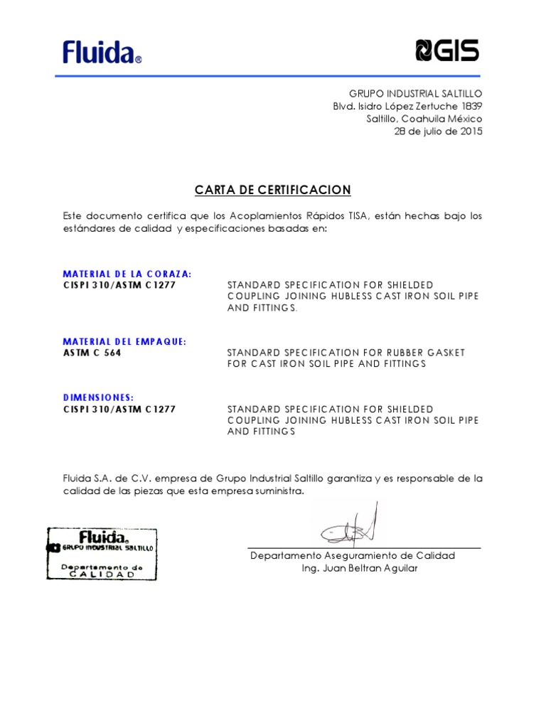 tisa-tar acoplamientos | PDF