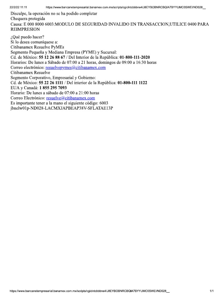 Solicitud Chequeras Banamex | PDF