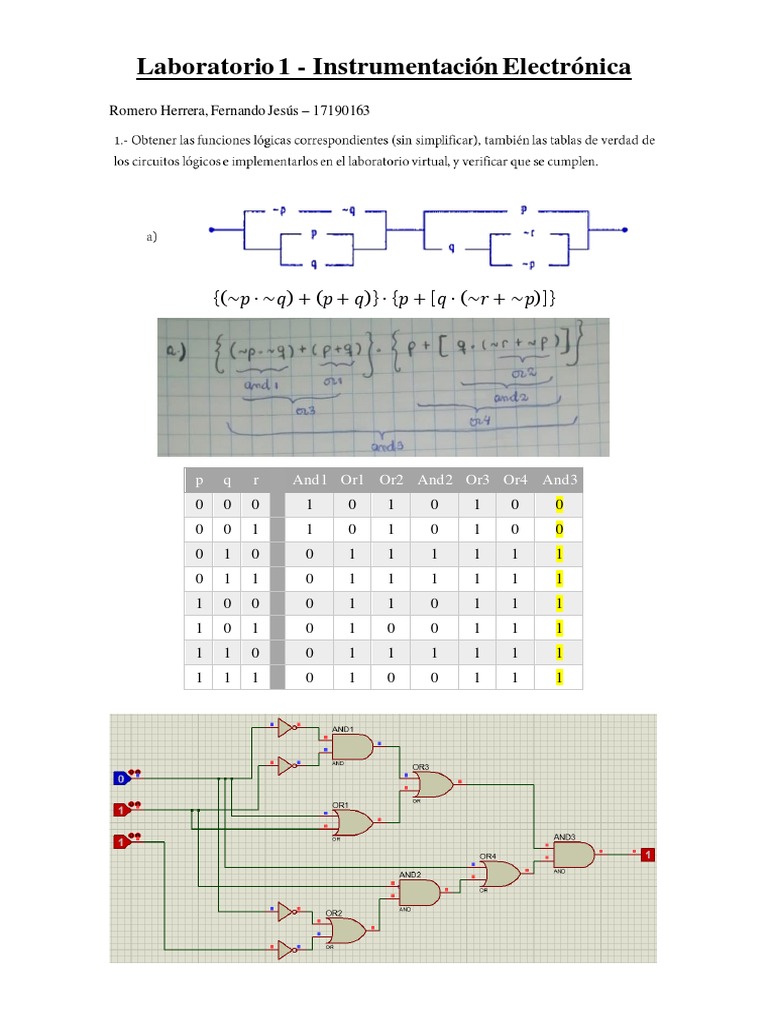 Electronic Instrumentation Lab Report | PDF