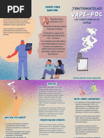 Triptico Sobre El Vape | PDF | Cigarrillo electrónico | Especialidades Medicas