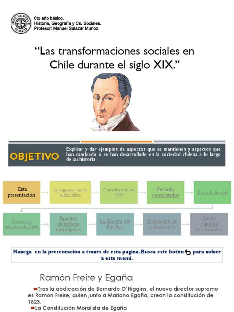 Las Transformaciones Sociales en Chile Durante El Siglo XIX | PDF | Chile | Conservatismo