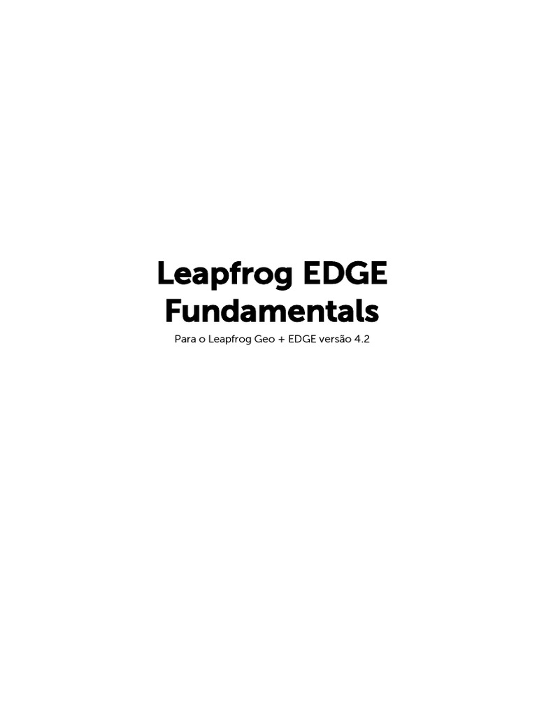 EDGE - Fundamentals - Withgeo4.2 PT-BR | PDF | Estimador | Histograma
