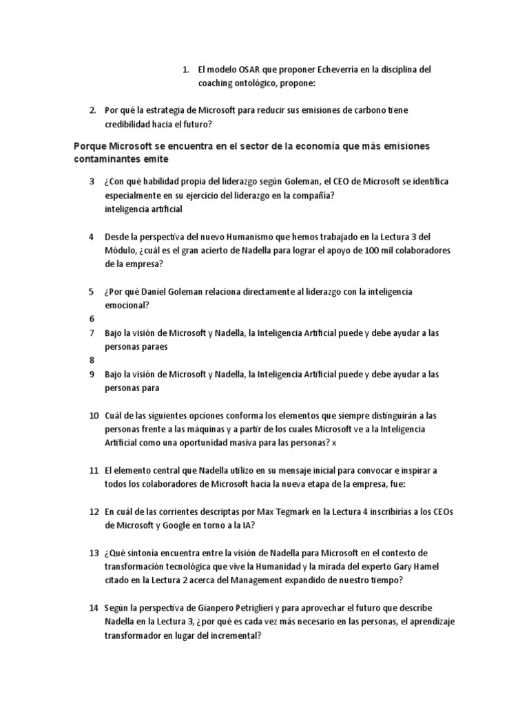 El Modelo OSAR Que Proponer Echeverría en La Disciplina Del Coaching ...