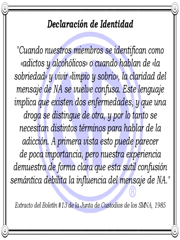 Declaracion de Identidad | PDF