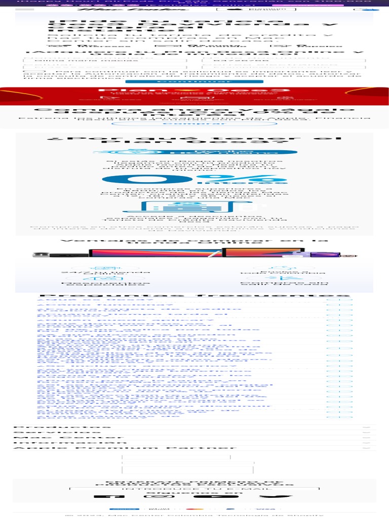 Plan 0es3: Tarjeta Davivienda Sin Intereses | PDF | Tarjeta de crédito ...