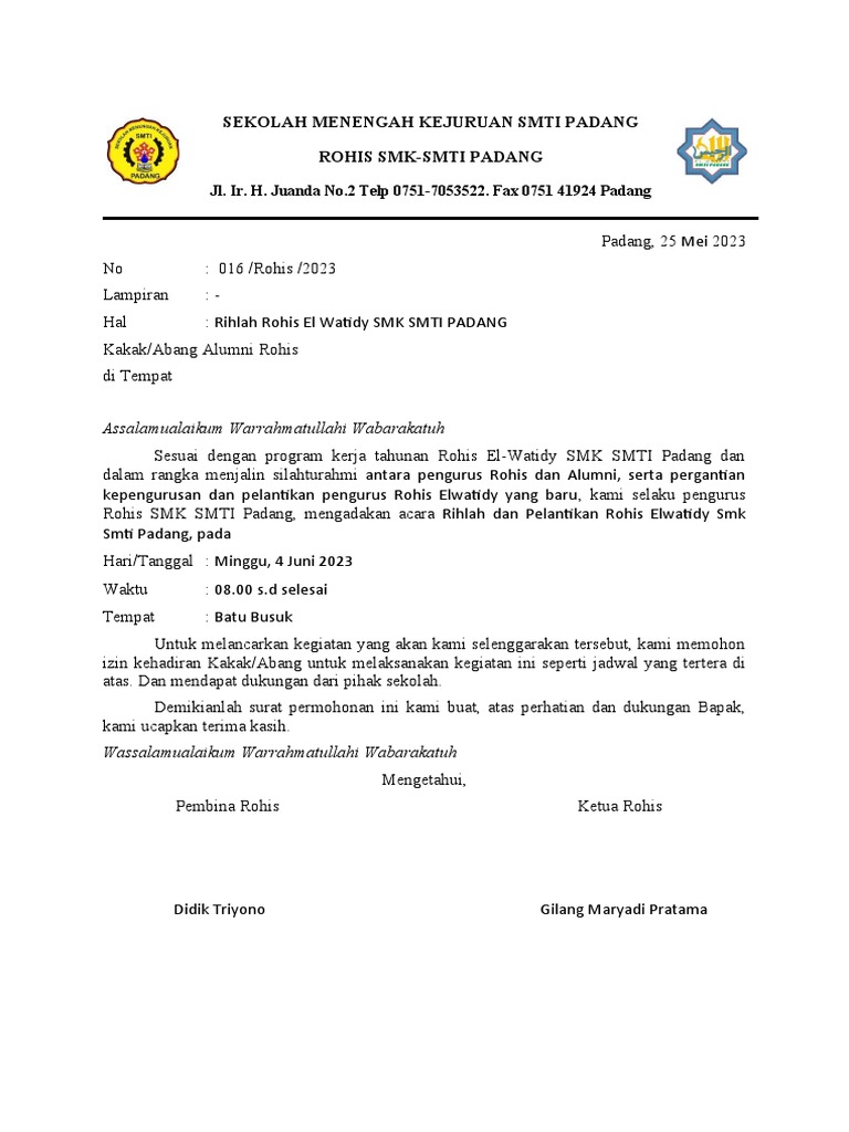 Undangan Rihlah | PDF