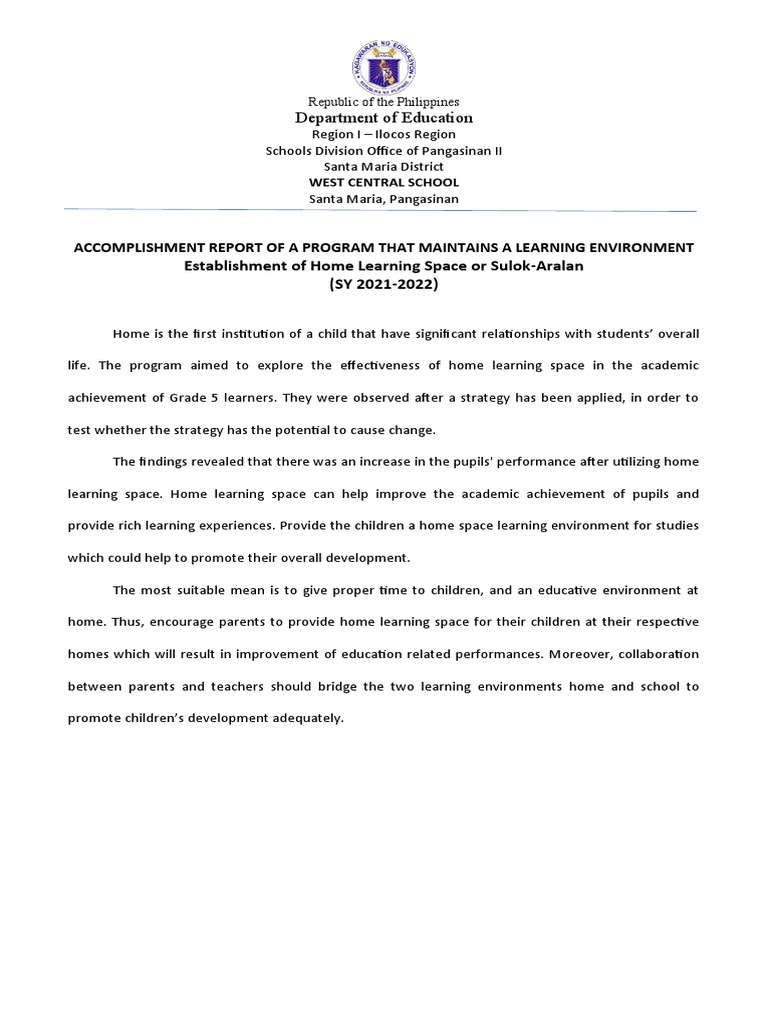 Enhancing Learning with Home Spaces | PDF