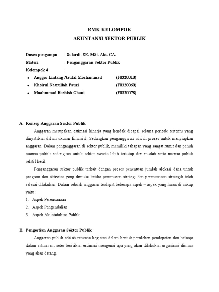 RMK Kelompok 4 | PDF