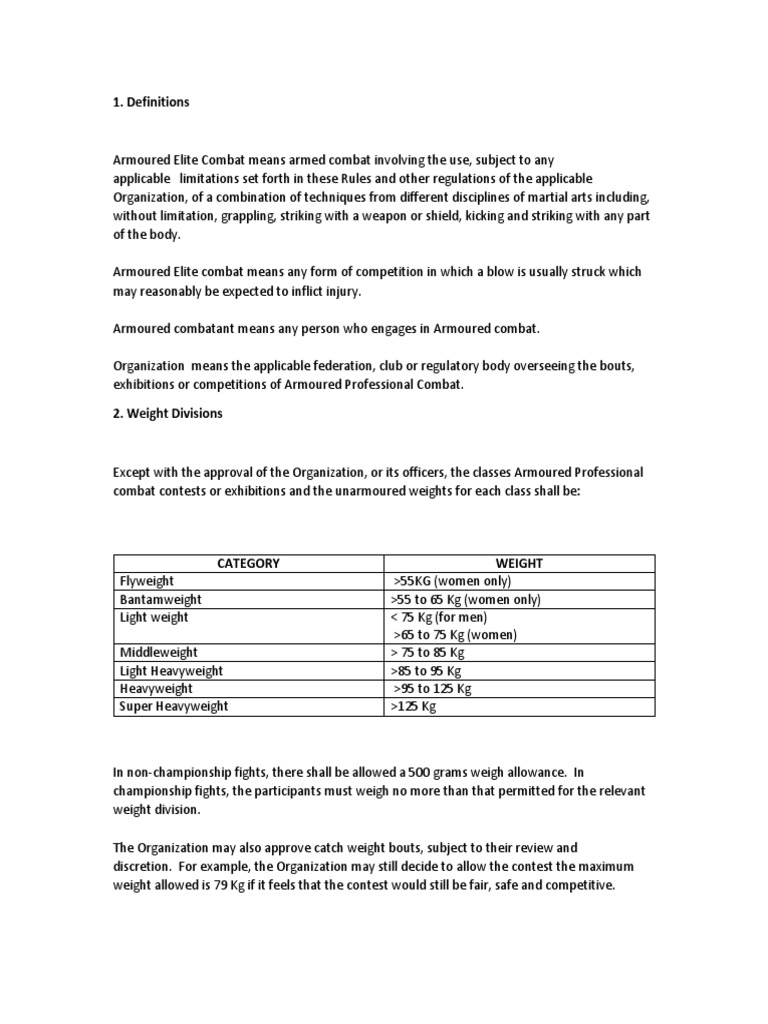 IMCF-ELITE-RULES-2023-MUNDIAL | PDF | Grappling | Shield