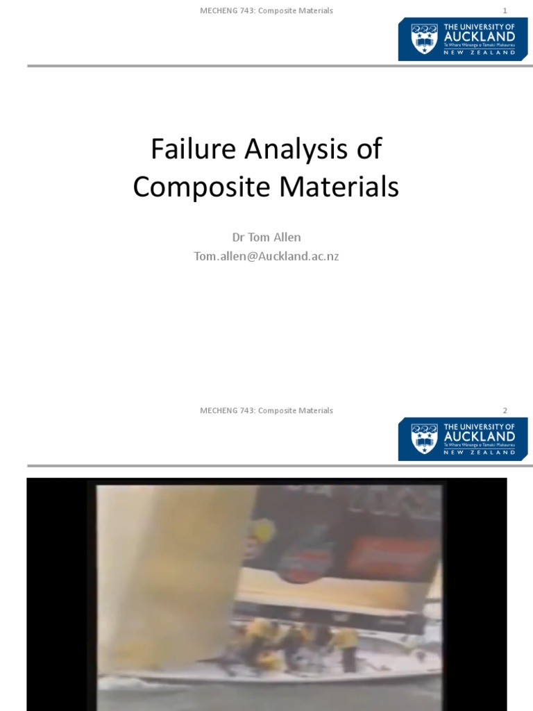 Composite Materials Failure Analysis | PDF | Composite Material ...