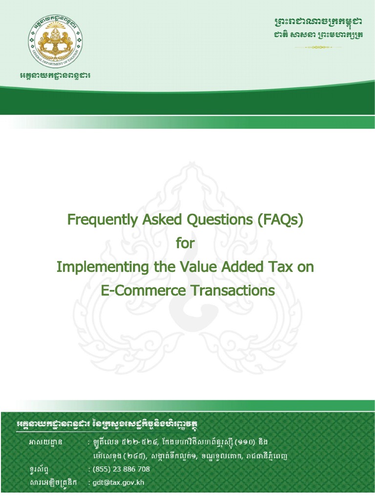 2 VAT On e Commerce Q&A EN @220526 Final | PDF | Value Added Tax | Invoice