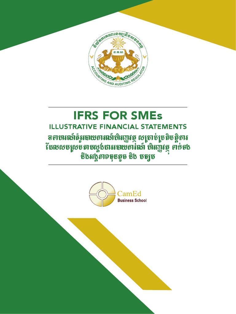 IFRS for SMEs Financial Statements Example | PDF | Deferred Tax | Income