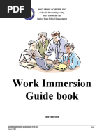 HUMSS WORK IMMERSION Part 1 | PDF | Résumé | Learning