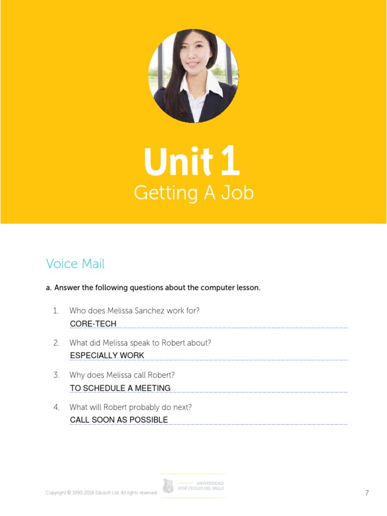 Basic 3 Workbook Unit 1 | PDF
