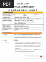 LKPD Ipa Kelas Vii Materi Klasifikasi Makhluk Hidup | PDF