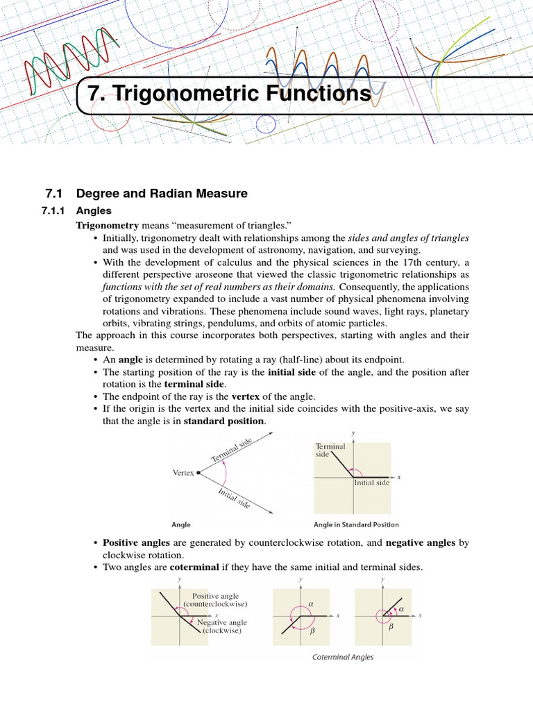 3 Trigonometry | PDF | Trigonometric Functions | Trigonometry