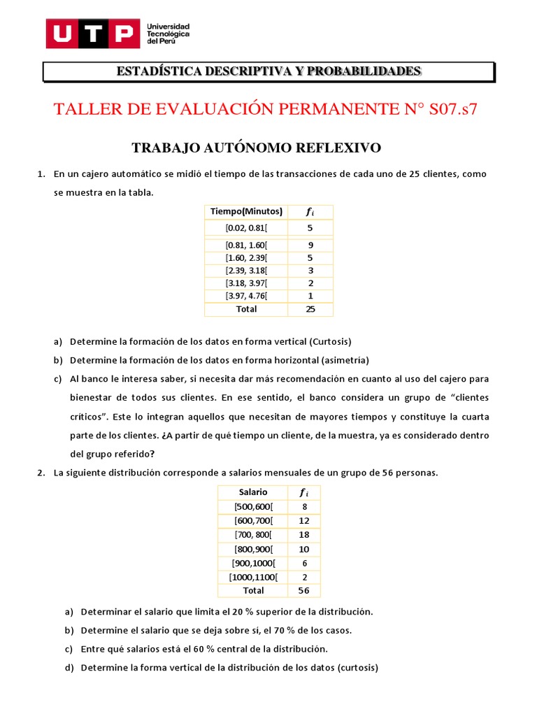 S07.s7 - Resolver Ejercicios | PDF