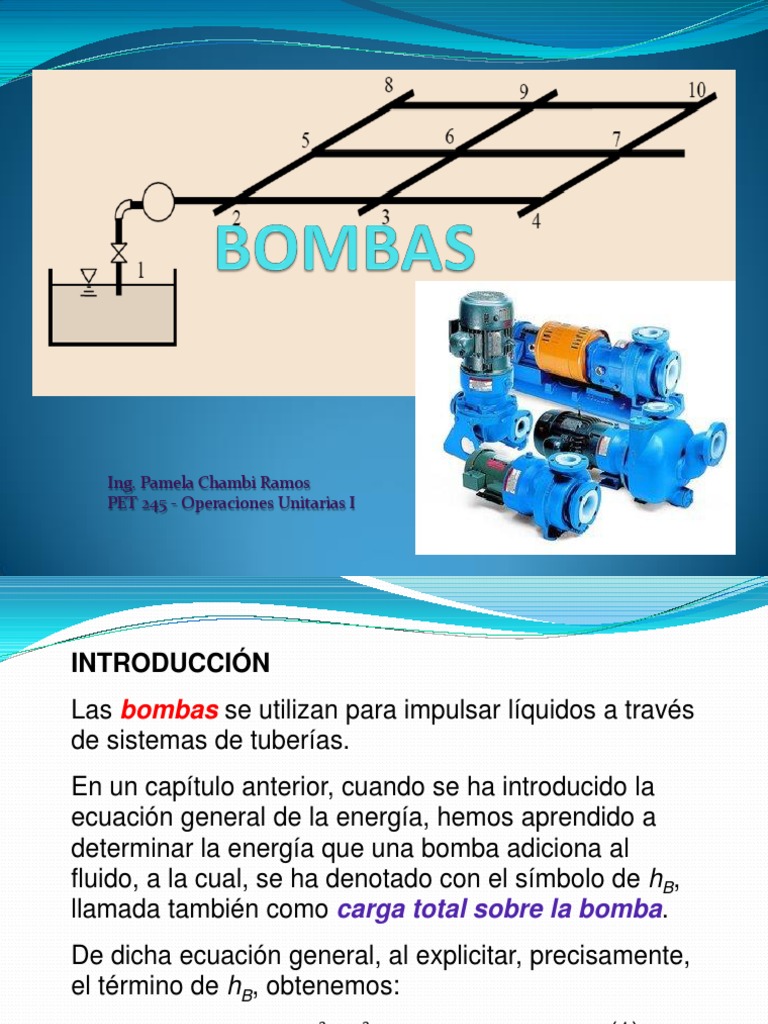 BOMBAS | PDF | Bomba | Máquina de vapor