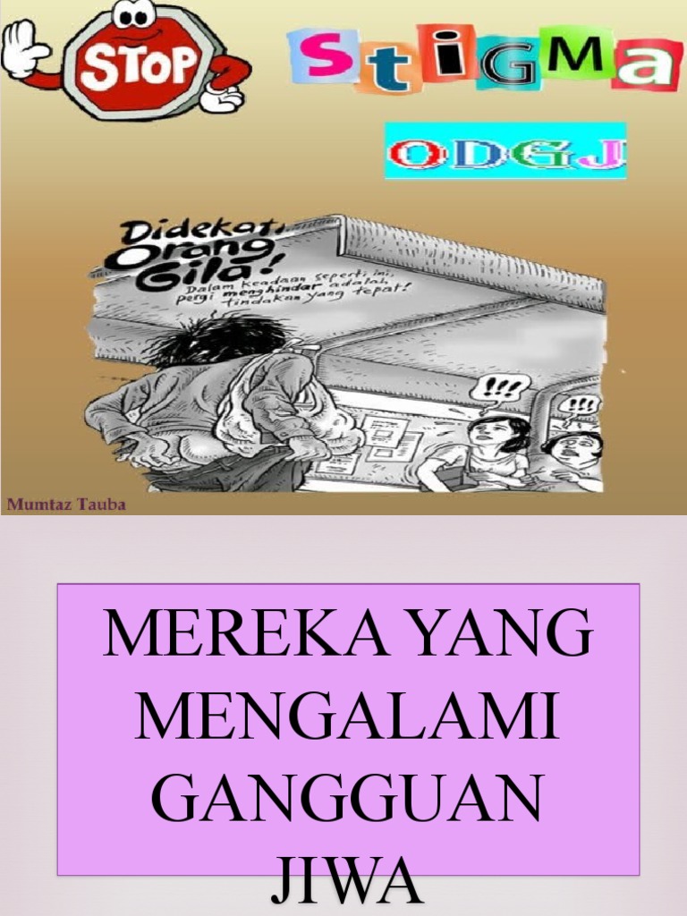@mumtaztoba - Konsep ODGJ Dan Stigma | PDF