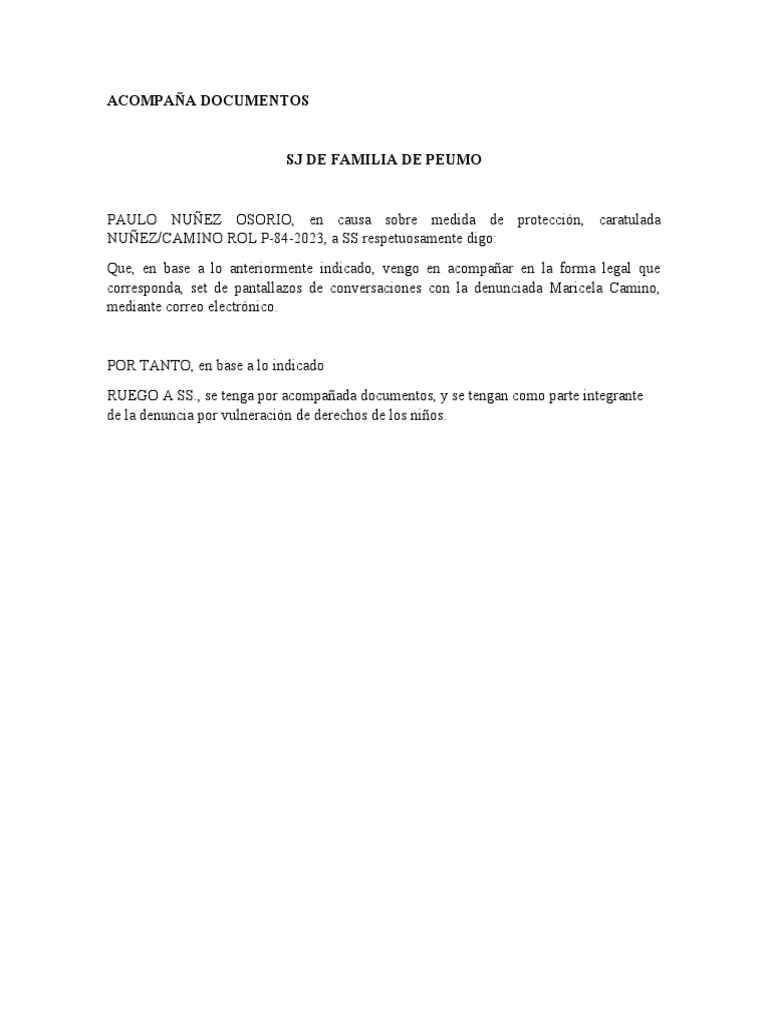 Acompaña Documentos | PDF