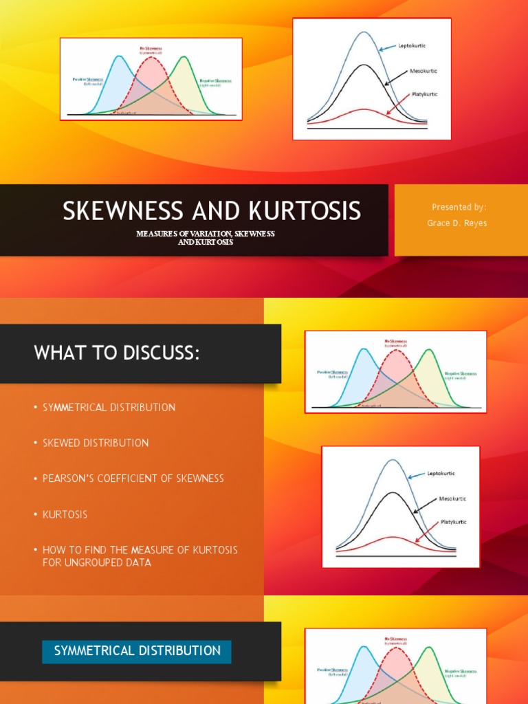 Skewness and Kurtosis Original | PDF | Skewness | Sampling (Statistics) Skewness and Kurtosis Original | PDF | Skewness | Sampling (Statistics)
