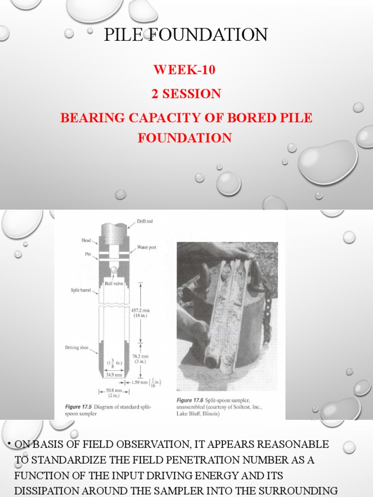 Bored Pile Foundation Bearing Capacity | PDF | Deep Foundation | Earth ...