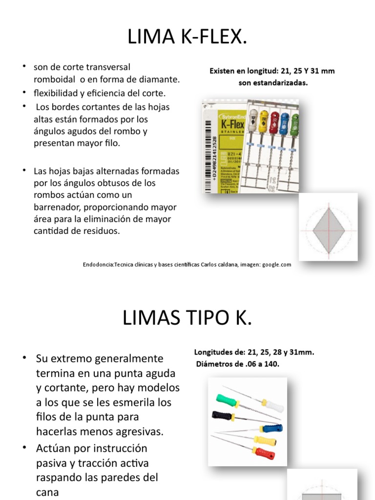 Limas K Flex y Tipo K | PDF