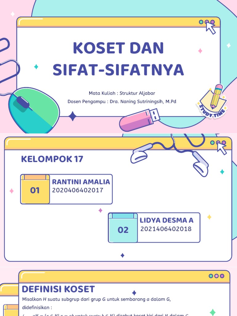 "Koset dan Sifatnya dalam Aljabar" | PDF