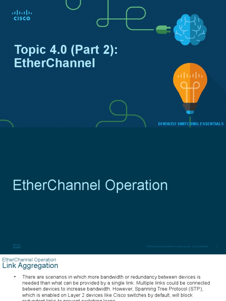 Topic 4.0 STP - Link Aggregation (Part 2) | PDF | Network Switch | Computer Science