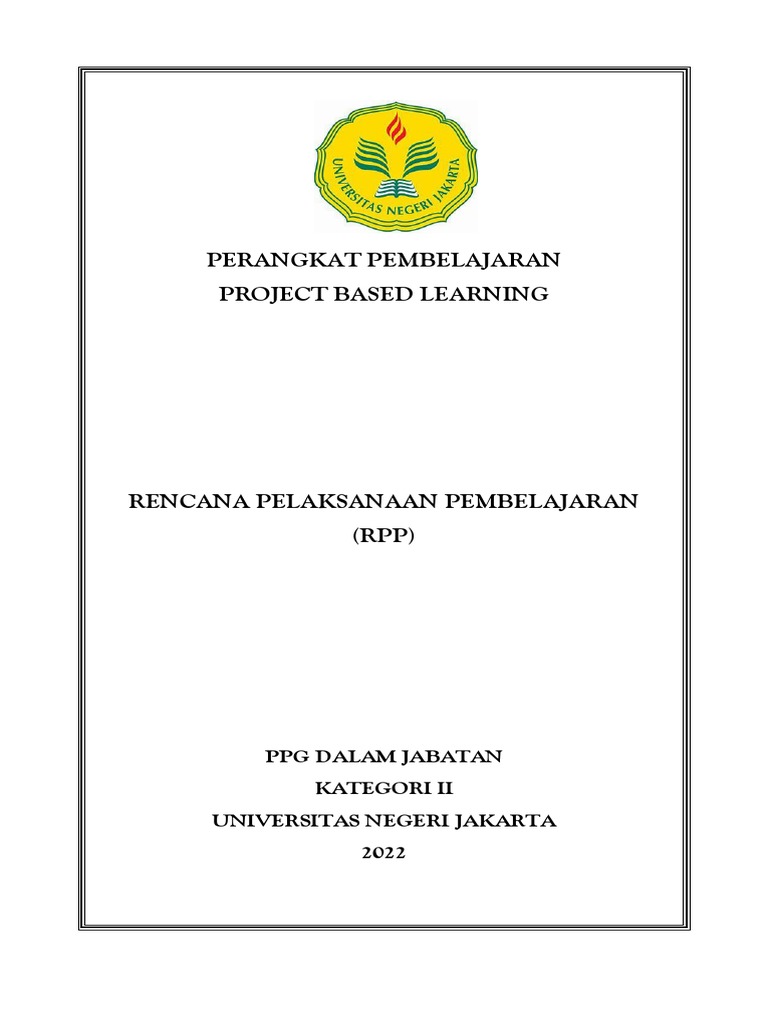 RPP PJBL | PDF