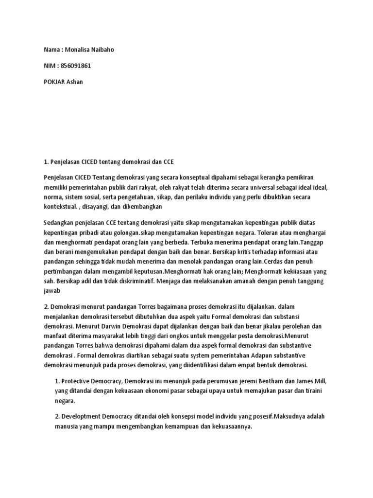 Tugas Tutorial3 Monalisa Naibaho | PDF