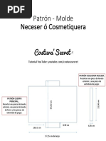 Molde Cartuchera Con Transparecia Gratis | PDF